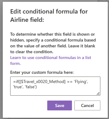 Configuring the Layout of SharePoint Forms Part 2: Conditional Fields